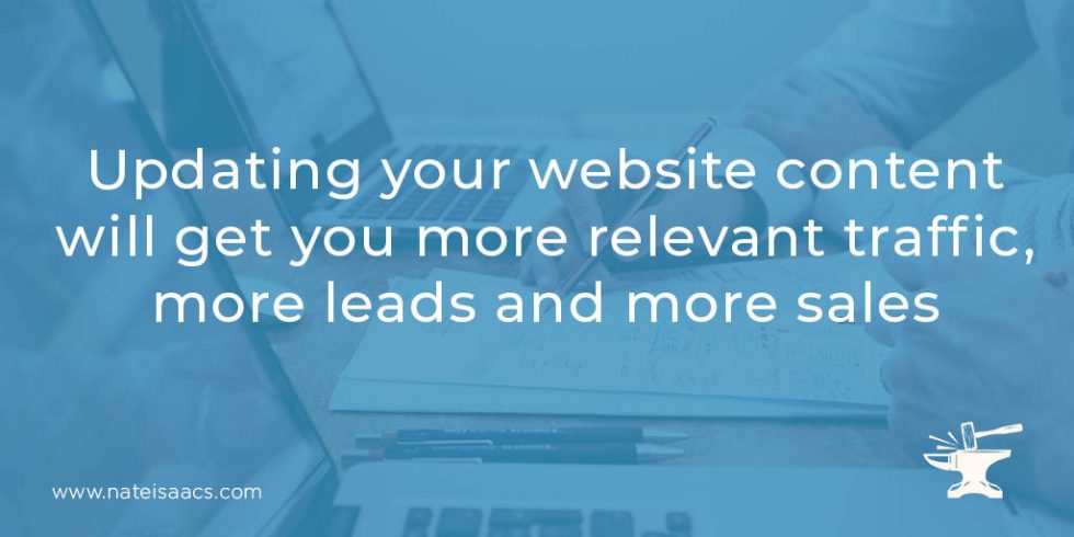 Is it time to update your website content? - Nate Isaacs